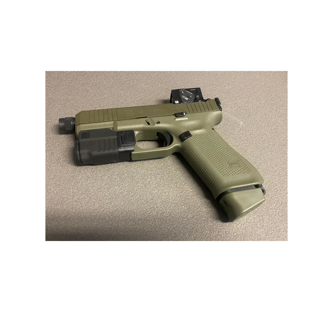 GLOCK PISTOLA Mod 45 HUNTER CAL 9x19 9 LUGER A-CUT COA COMBO GTL-II FS MOS