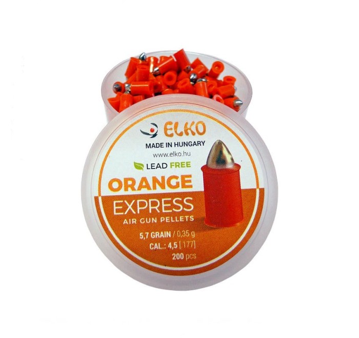 ELKO PIOMBINO DIABOLO ORANGE EXPRESS 0,35g Cal. 4,5mm *Conf. 200pz*