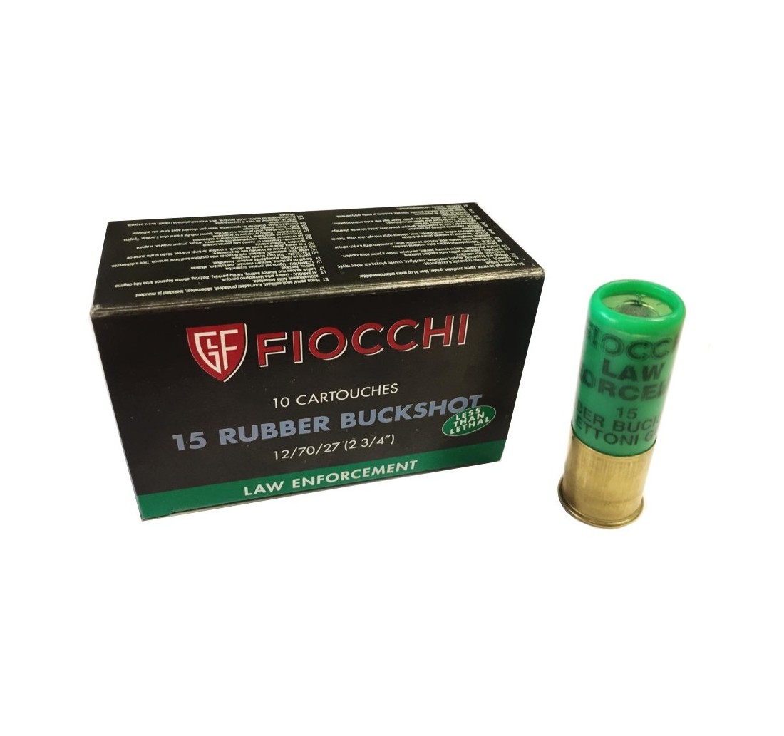FIOCCHI CARTUCCE RUBBER BUCK CAL. 12 *Conf. da 10pz*