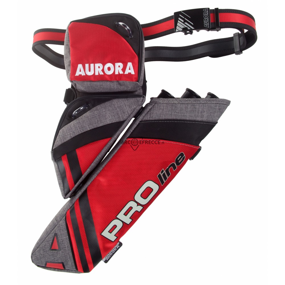 AURORA FARETRA PROLINE 3 TUBI con CINTURA - Arco e Frecce