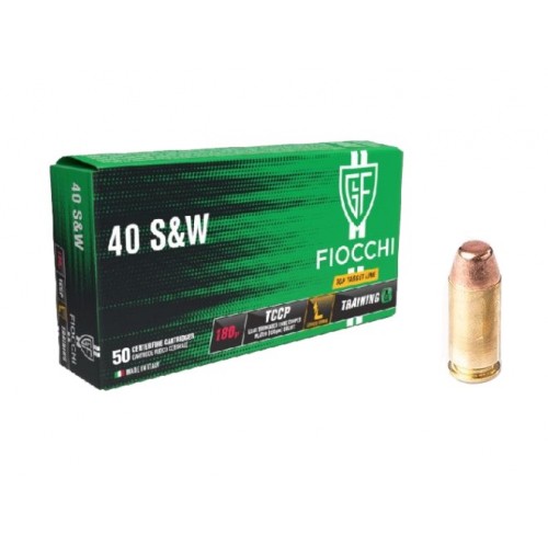 FIOCCHI CARTUCCE CAL. 40 S&W FMJTC BLACK MAMBA 135grs *Conf. da 50pz ...
