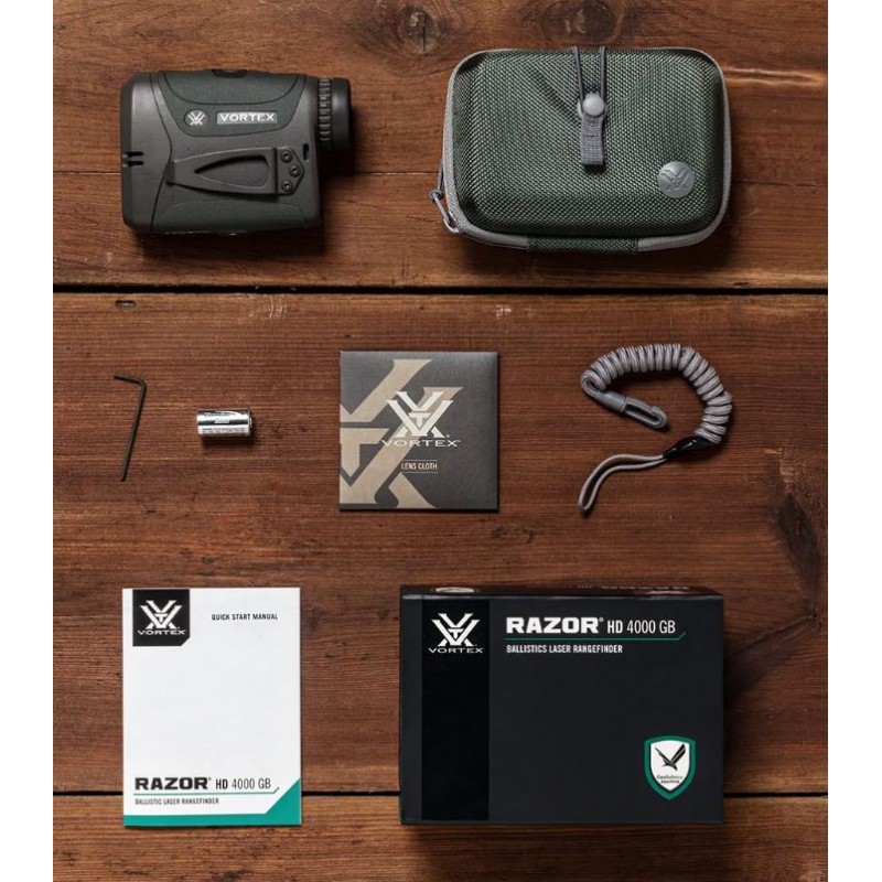 VORTEX TELEMETRO LASER RAZOR HD 4000 GB GEOBALLISTIC